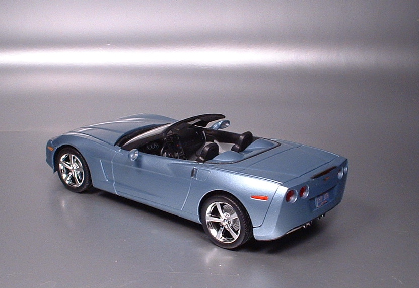 Scale Visions | Carlisle Blue Corvette Model Car