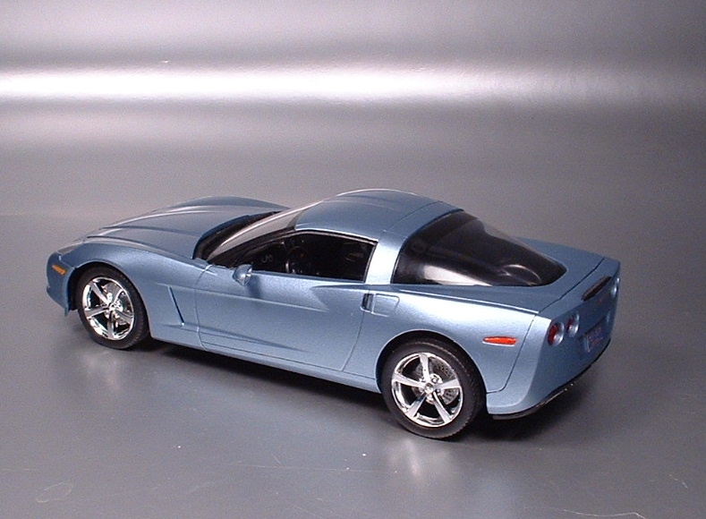 Scale Visions | Carlisle Blue Corvette Model Car