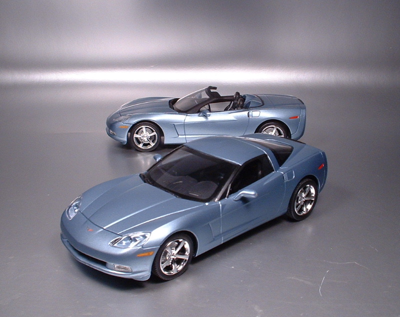Scale Visions | Carlisle Blue Corvette Model Car