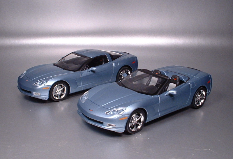 Scale Visions | Carlisle Blue Corvette Model Car
