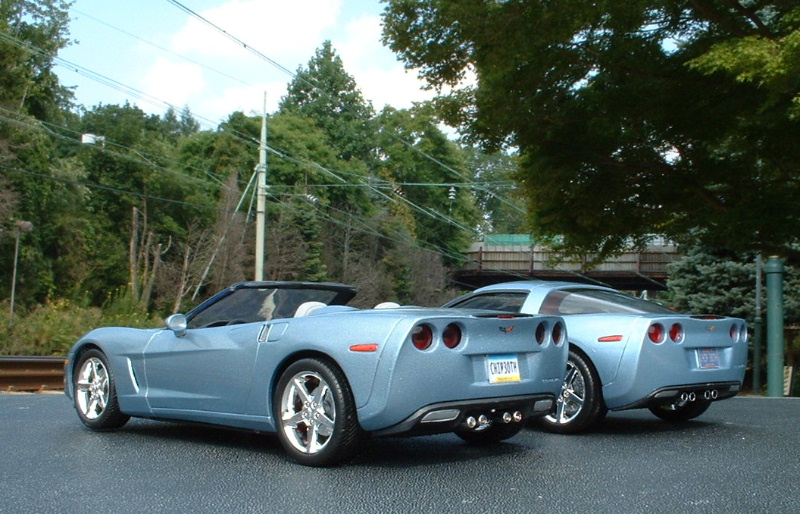 Scale Visions | Carlisle Blue Corvette Model Car